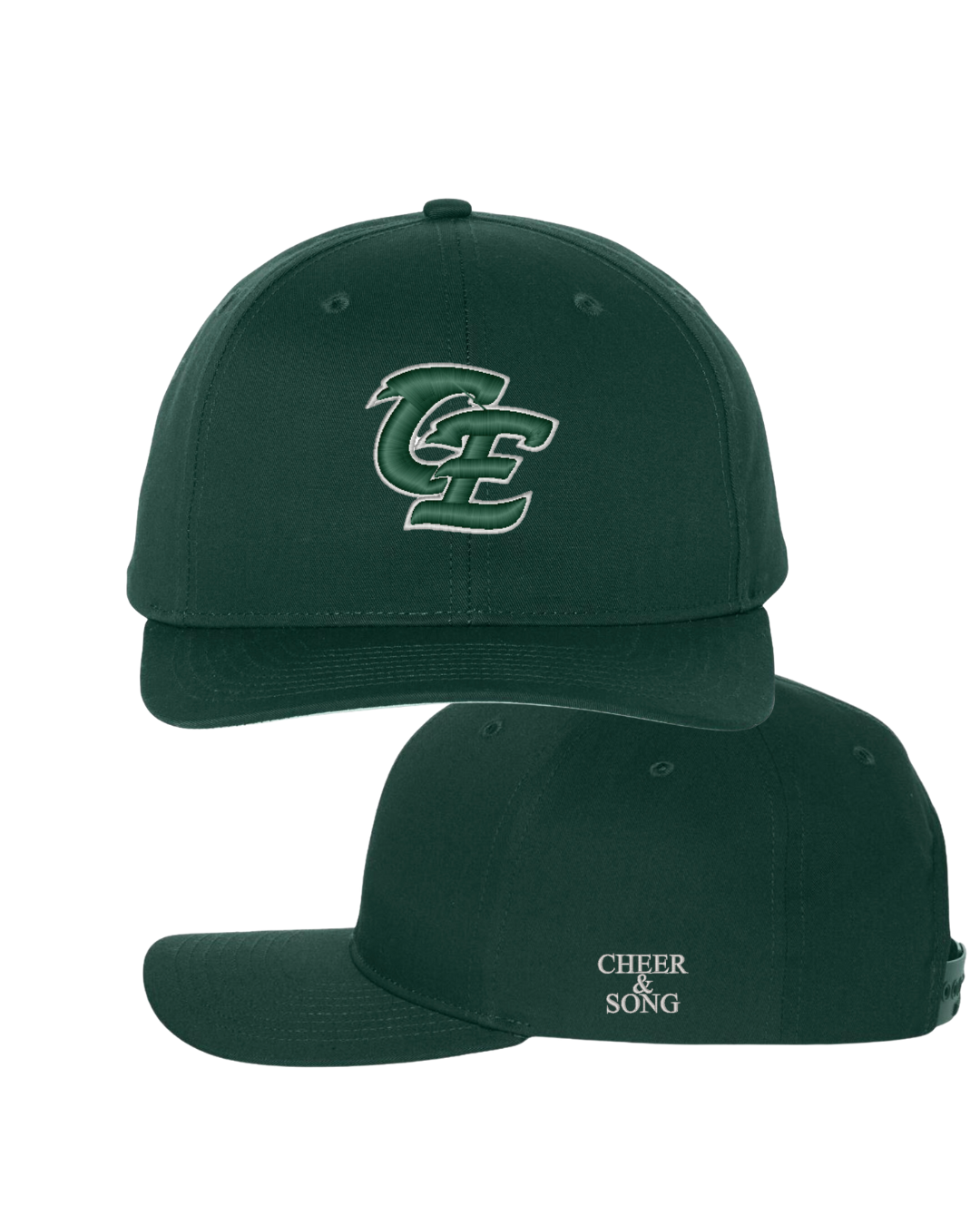 CE Puff Richardson Twill Cap - Green – Simply Print Goods